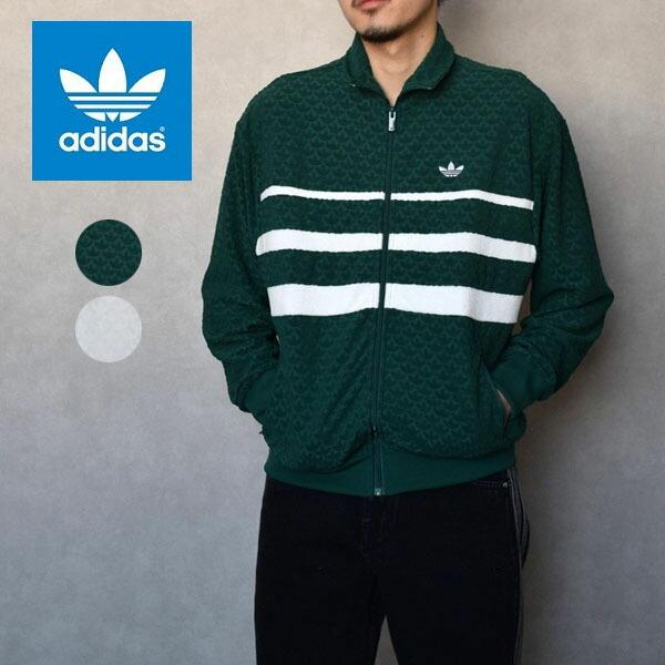 メンズ adidasアディダス オリジナルス モノグラム トラックトップ トラックジャケット ジャージ パイル KQR47 JD0696 ...