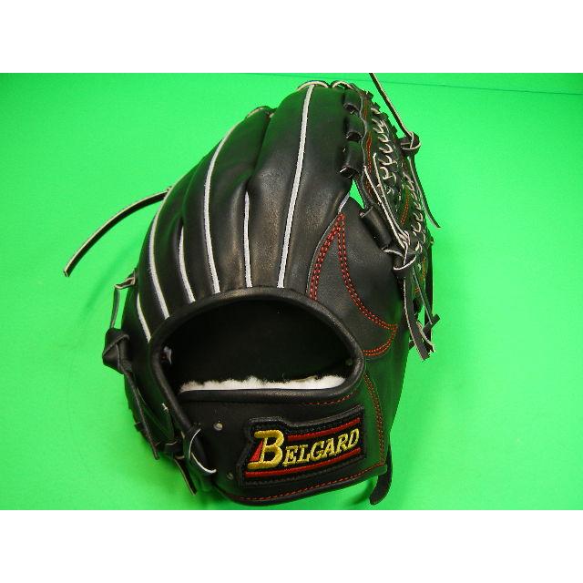 BELGARD（ベルガード） 型付け無料 硬式用 内野用 サード ショート 向け サイズ 右投げ用 ブラック×レッド糸 高校野球対応カラー ...