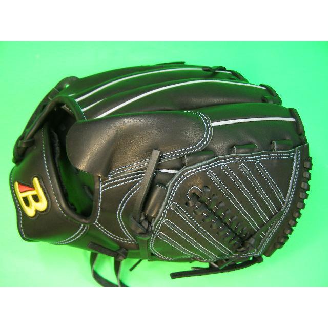 BELGARD（ベルガード） 型付け無料 硬式用 投手用 右投げ用 ブラック×ライトブルー糸 高校野球対応カラー 学生野球 ピッチャー用 硬式 ...