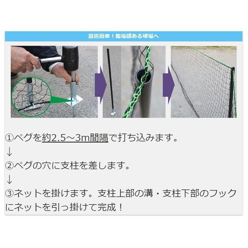 ホームランフェンスネットセット FHFN-1030 外野フェンス 野球 学童野球 ソフトボールセット : 4571258775041 : 野球 ...