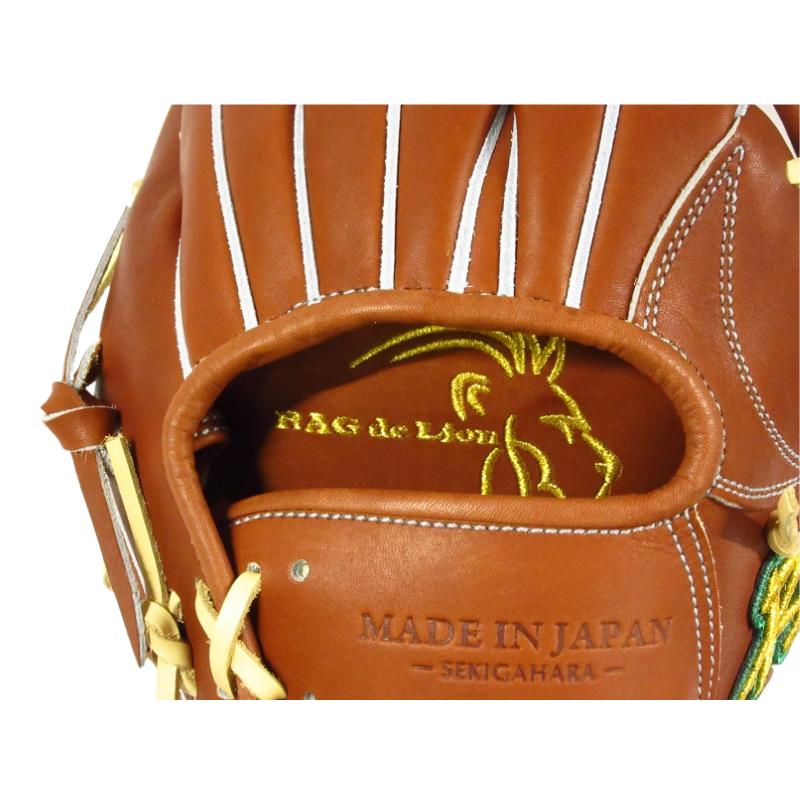 RAG ラグデリオン 硬式グラブ 内野手用 オーダーセレクト FRI-01 ライオンロゴ刺繍 ジャパンステア 高校野球 日本製【1022 ...