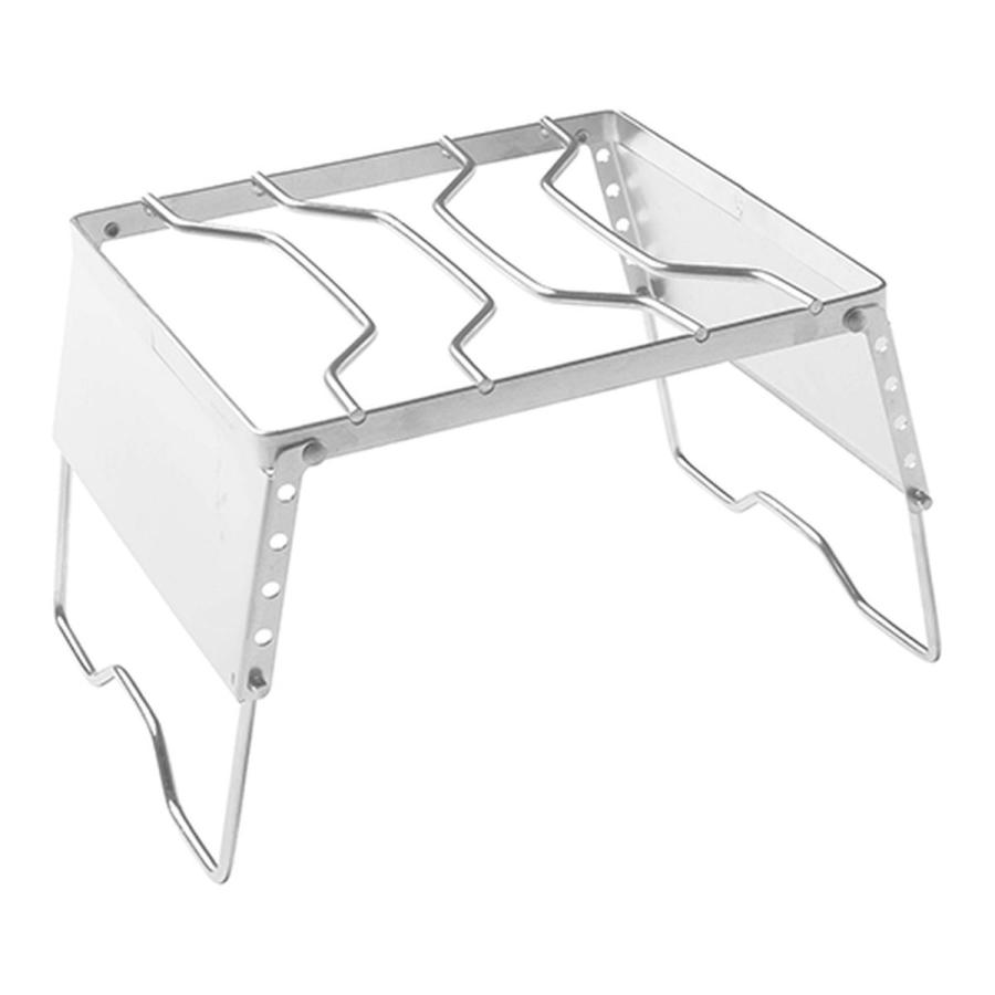 HIGHMOUNT ハイマウント アジャスタブルグリル (23222) ／ グリルスタンド キャンプ 五徳 折り畳み式 シングルバーナーコンロ バーベキュー : アウトドアショップベース ...