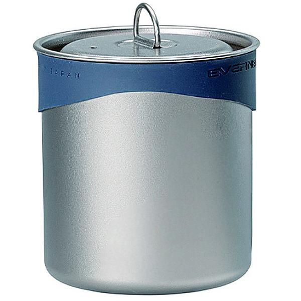 EVERNEW エバニュー チタンソロポット NH (ECA624) ／ クッカー コッヘル 550ml 登山 キャンプ 軽量 深型 目盛り付 ウルトラライト ノーハンドル : アウトドア ...