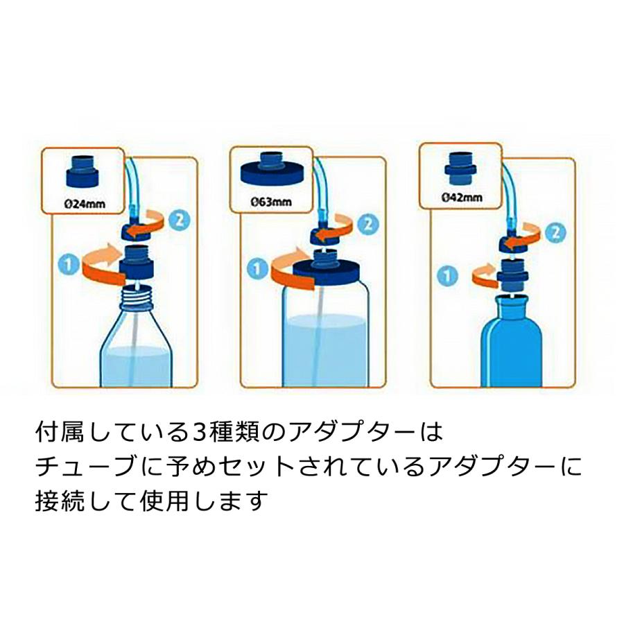 SOURCE ソース コンバーチューブ (SC-2031160200) ／ リザーバーホース キャンプ 登山 ナルゲンボトル・ペットボトルでも使える ウォーターキャリー : アウトドアショップ ...