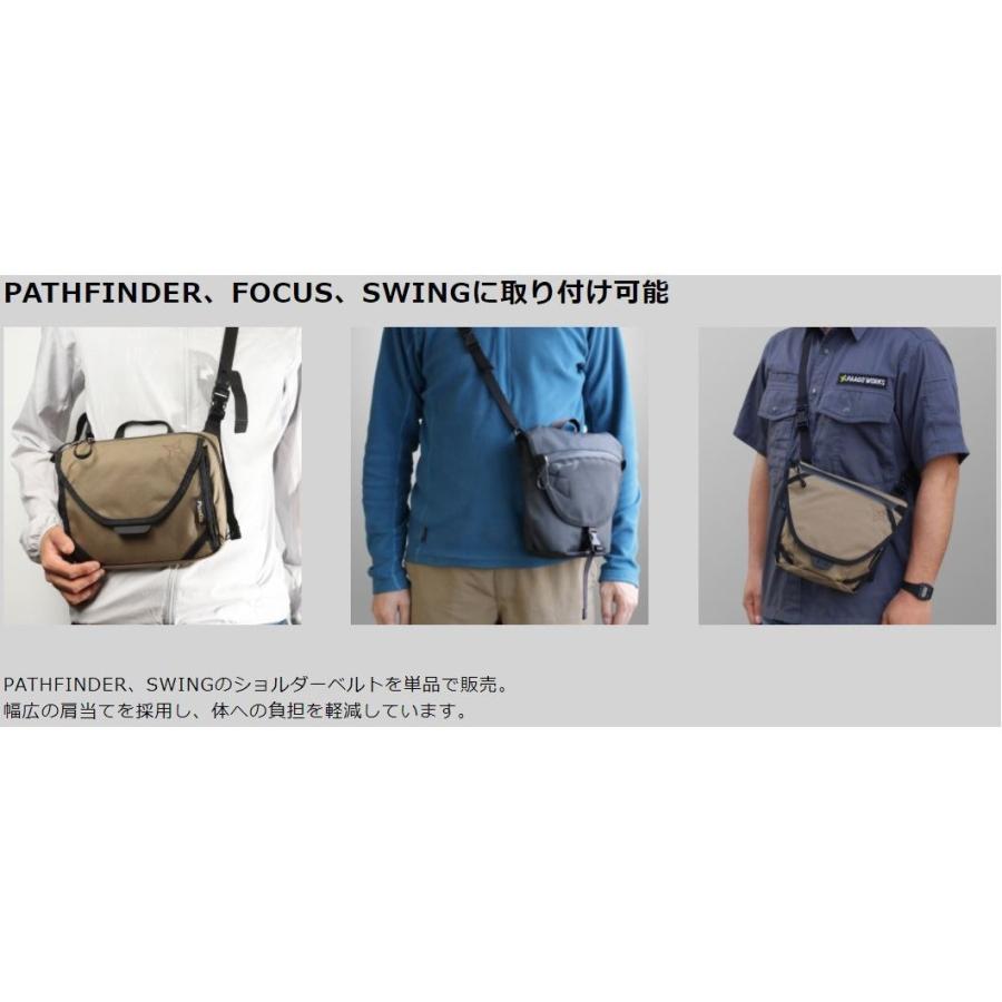 PAAGO WORKS パーゴワークス ショルダーベルト (HA001) ／ 登山 ハイキング スイング パスファインダー フォーカス 肩当て ...