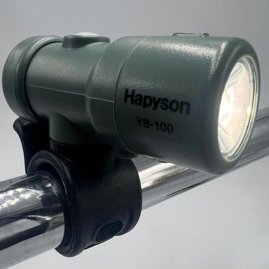ハピソン Hapyson 自転車 スマートランプ ハンドル YB-100 マットカーキ ライト ハンドル取付 充電式 夜間走行時自動点灯 : BASE CAMP 8 - 通販 - Yahoo ...