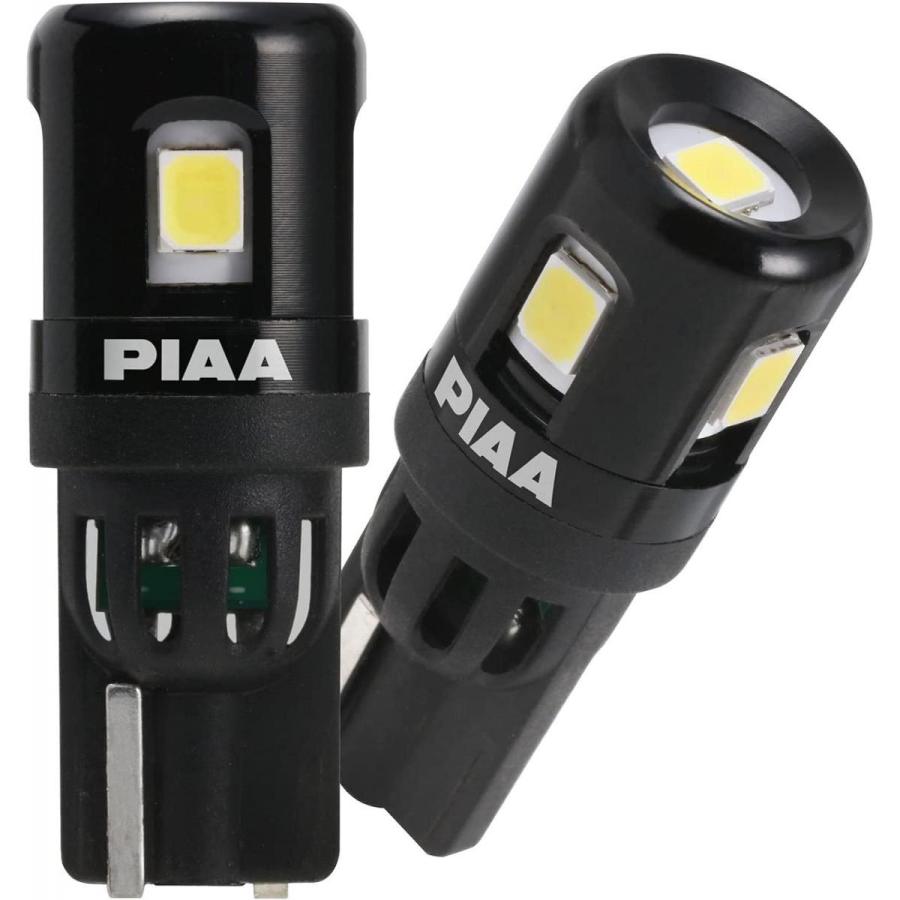 PIAA ポジション LED バルブ 150lm 6600K 2個入 蒼白光 LEP134 車検対応 HV&EV車対応 ポジション用バルブ 12V 1.5W T10 ルーム ドアランプ ...