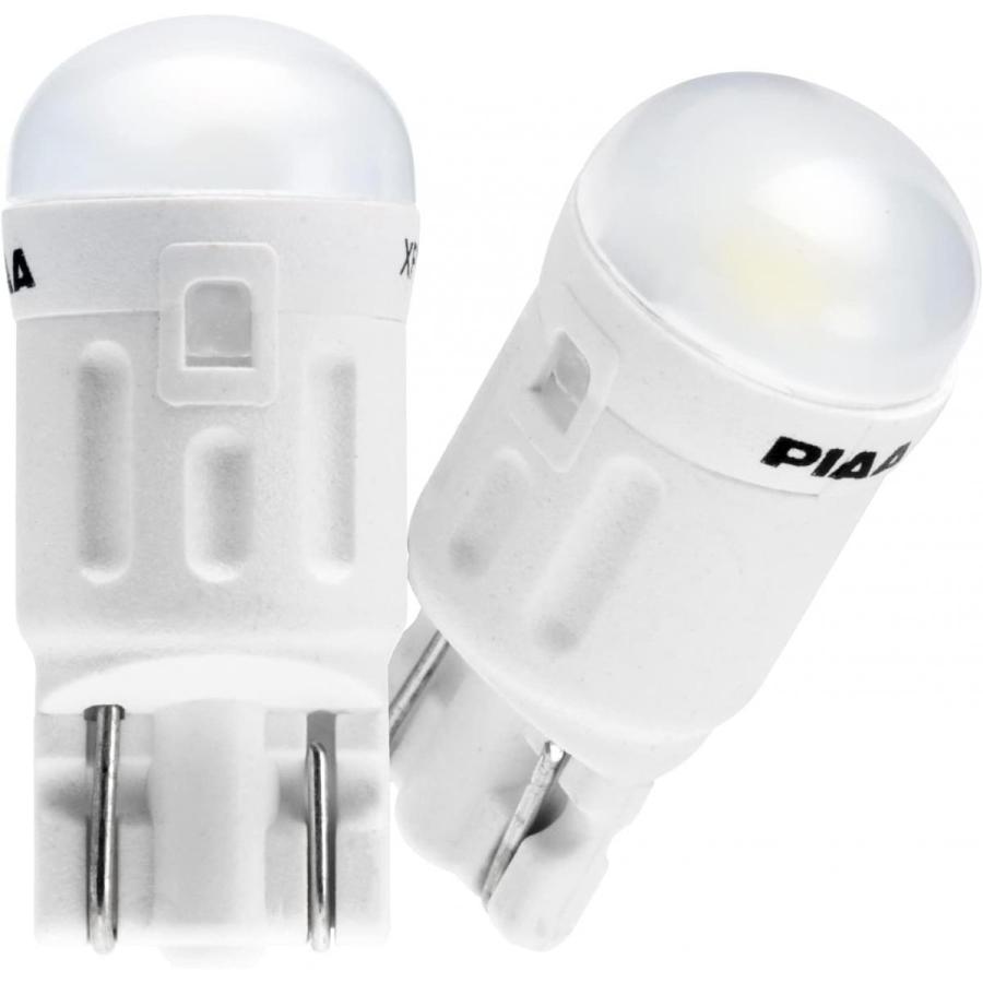PIAA ポジション LED バルブ 80lm 6600K 2個入 蒼白色 LEP139 車検対応 HV&EV車対応 ポジション用バルブ 12V 1.0W T10 ルーム ライセンス ...