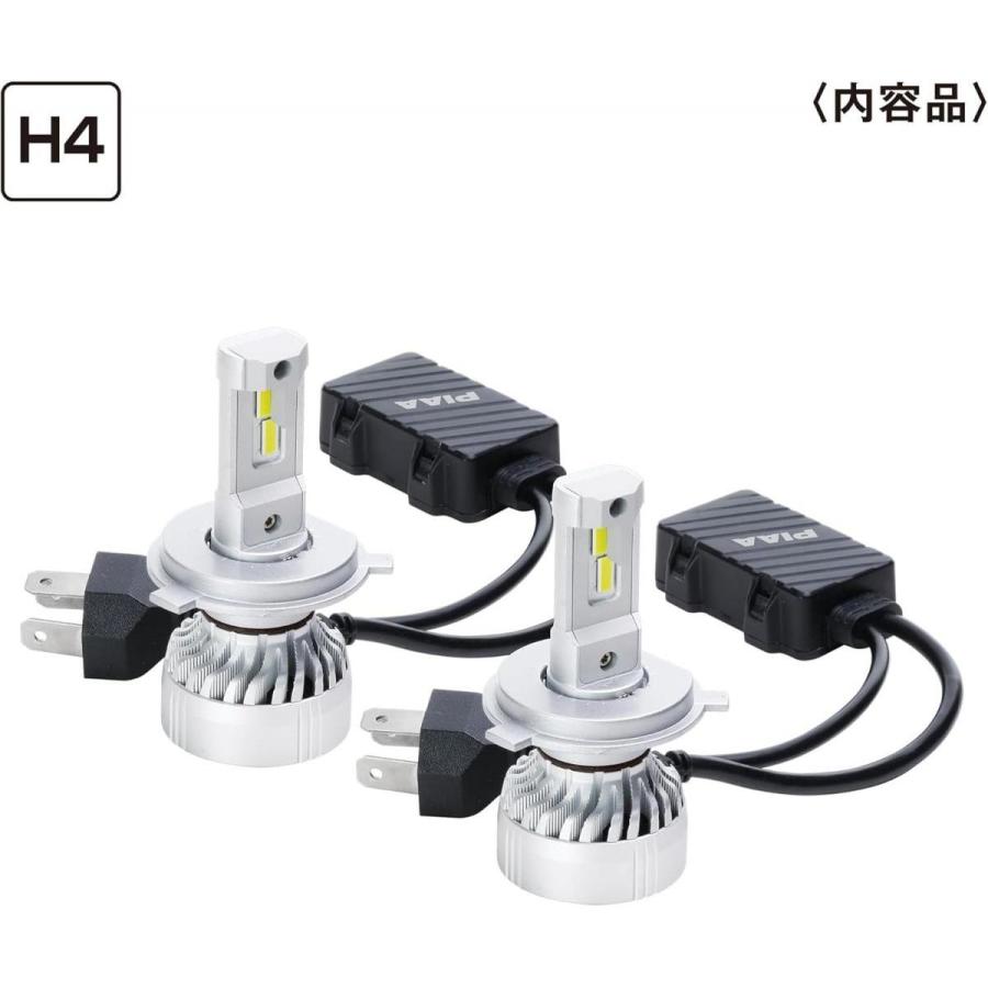 PIAA 【在庫有・即納】PIAA(ピア) ヘッドライト/フォグランプ用 LED LEH220 H4タイプ LEDバルブ 6600K 車検対応 Hi8000/Lo5600lm 12V/24V ...