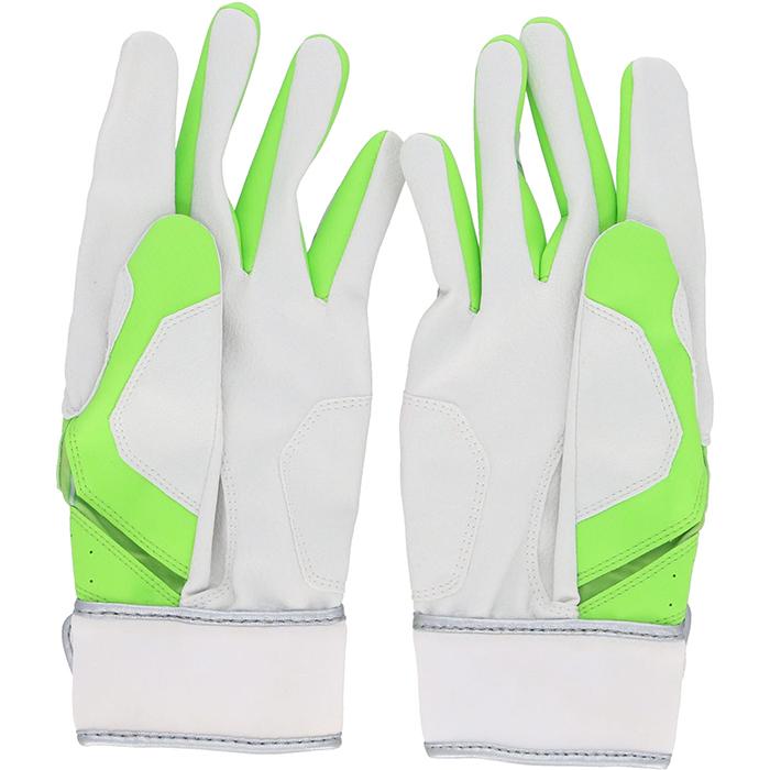 あすつく 限定 adidas アディダス 野球用 バッティング手袋 MID 合皮 ウォッシャブル ライム/シルバー バッティンググラブ LBG504 4213 adi25ss : 10-01 ...