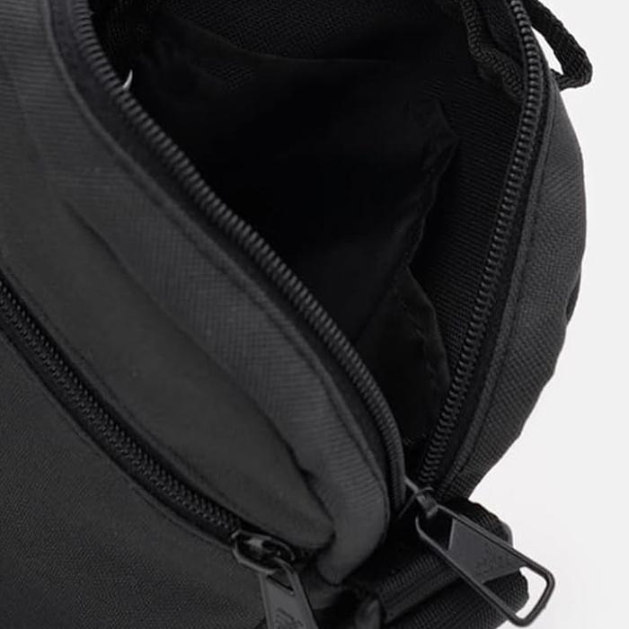 adidas あすつく アディダス リニアオーガナイザー ブラック/ホワイト ミニバッグ ポーチ ミニショルダー EAW48 HT4738 ...