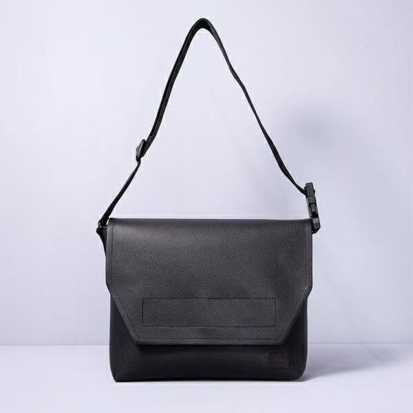 メッセンジャーバッグ C E003 FUKUARY フクナリー ショルダーバッグ 軽量 耐久性 耐水性 リサイクル繊維 人工皮革 止水ファスナー A4サイズ ブラック : B-EXCEED ...