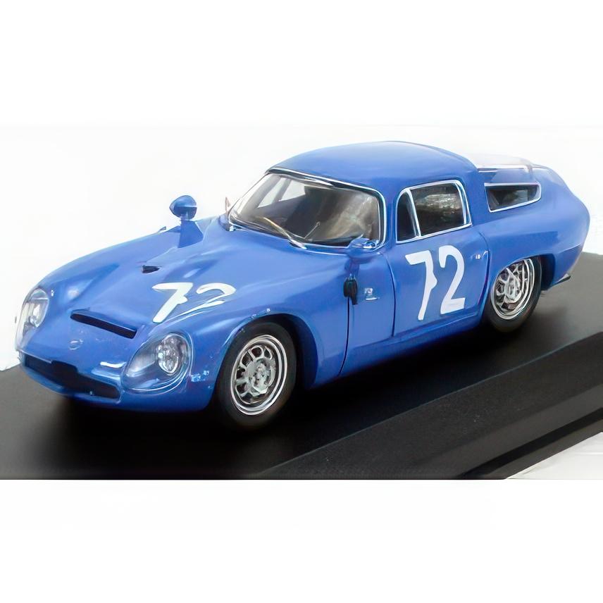 ALFA ROMEO TZ1 N 72 TARGA FLORIO 1965 PANEPINTO PARLA BLUE 1/43ミニカー ...
