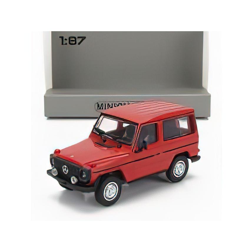 MERCEDES BENZベンツ G-CLASS SHORT (W460) 1980 - RED/Minichamps 1/87ミニカー ...