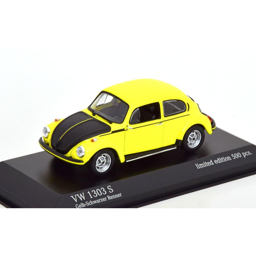 VW 1303 S GSR 1973 イエロー/ブラック 500台限定/ MINICHAMPS 1/43 ミニカー : バスクホビー - 通販 - Yahoo!ショッピング