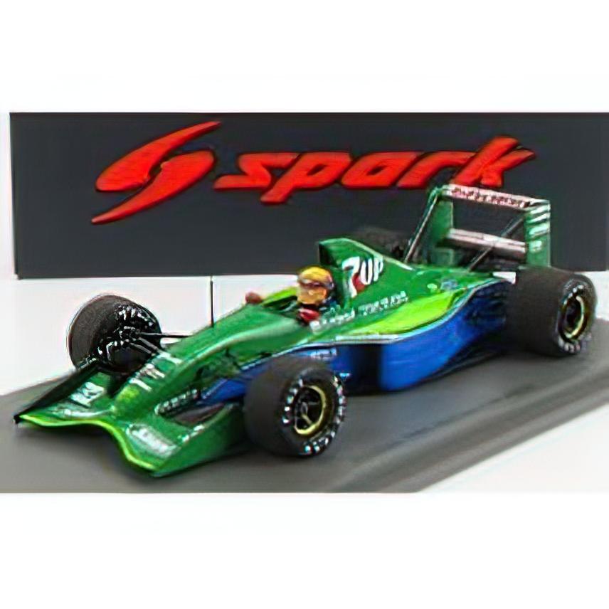 JORDAN - F1 191 TEAM 7UP N 32 ITALY GP 1991 R.MORENO GREEN BLUE /Spark ...