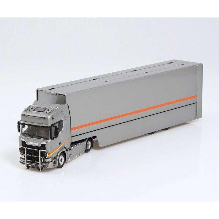 Scania S730 V8 4x2 Car Transporter grey トラック /NZG 1/64 建設機械模型 : バスクホビー ...