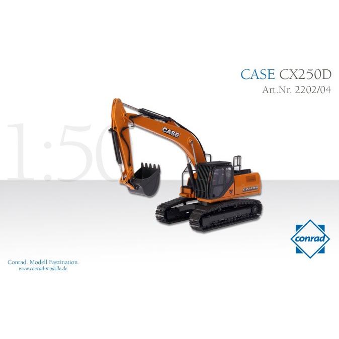 予約6月-8月以降発売予定CASE CX250D Crawler excavator 油圧ショベル/Conrad 建設機械模型 工事車両 1/ ...