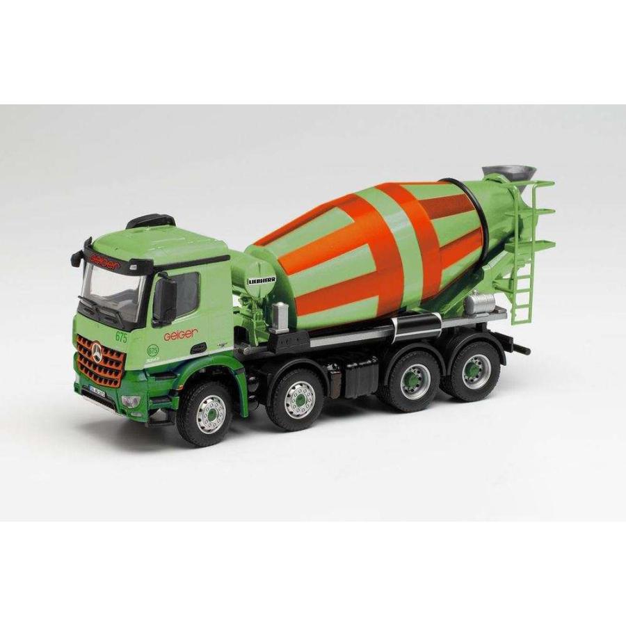 Geiger Mercedes Benz Arocs concrete mixer /Conrad 1/50 ミニチュア 建設機械模型 工事 ...