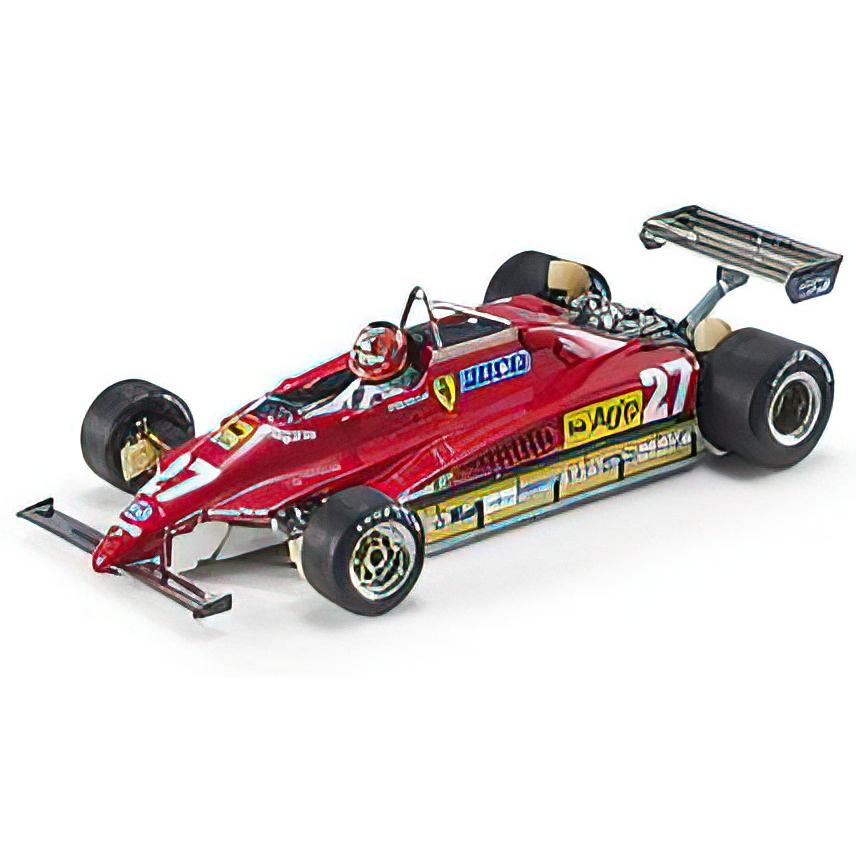【予約】2024年発売予定FERRARIフェラーリ F1 126 C2 N 27 BELGIAN GPドライバー付き 1982 GILLES ...