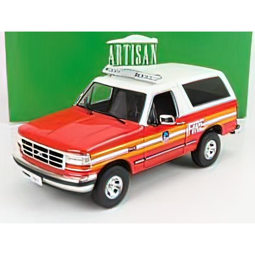 FORD USA - BRONCO FDNY NEW YORK FIRE ENGINE 1996 RED WHITE /Greenlight ...
