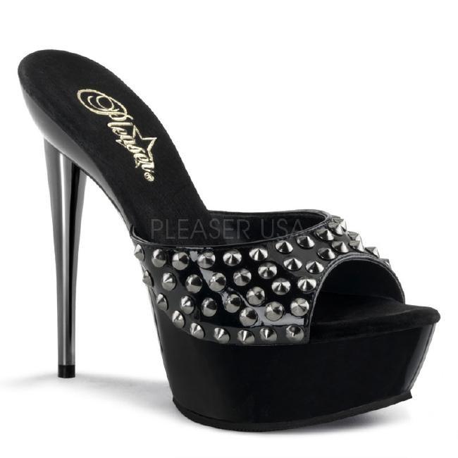 IMPULSE-501SP 5.5インチ(約14cm) ハイヒール ミュール サンダル/Pleaserプリーザー パーティー 靴 シンデレラ ...