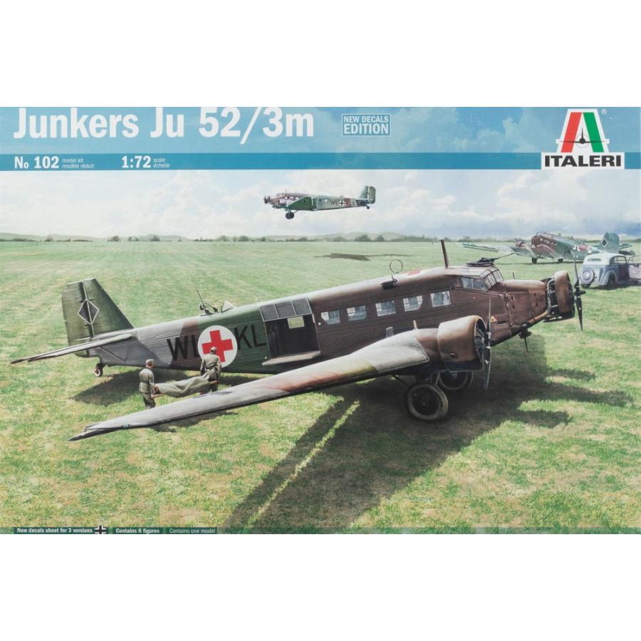 ユンカース Ju 52/3m モデルキット/ ITALERI 1/72 模型 プラモデル : バスクホビー - 通販 - Yahoo!ショッピング