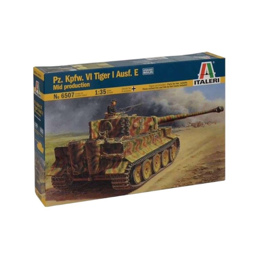 Panzerkampfwagen VI Tiger I version E medium ITALERI 1/35 模型 プラモデル ...