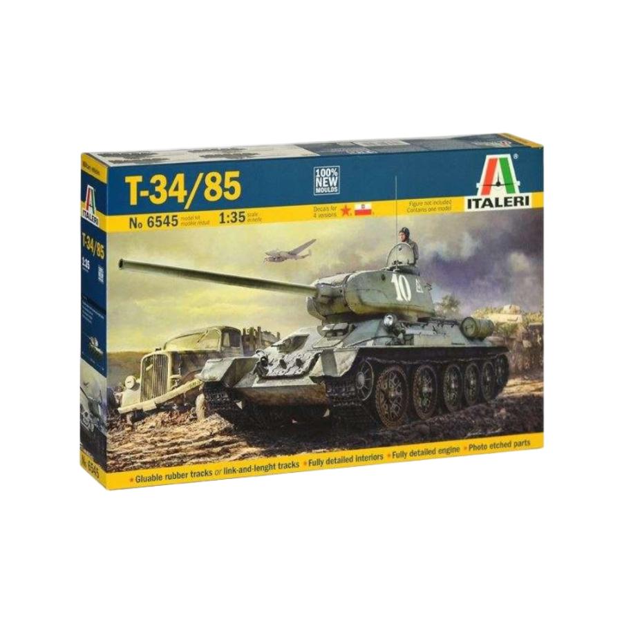 T34/85 Zavod 183 mod 1944/ ITALERI 1/35 模型 プラモデル : it6545 : バスクホビー - 通販 - Yahoo!ショッピング