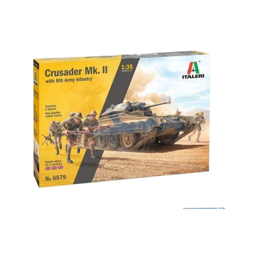 Crusader Mk.II 8th Military Infantry/ ITALERI 1/35 模型 プラモデル : バスクホビー ...