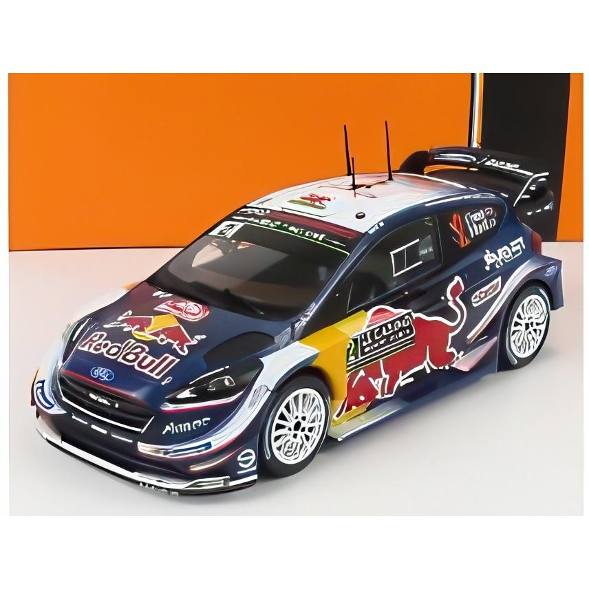 FORD ENGLAND FIESTA WRC RED BULL N 2 RALLY MONTECARLO 2018 E.EVANS - D.BARRIT/IXO 1/24ミニカー : バスク ...