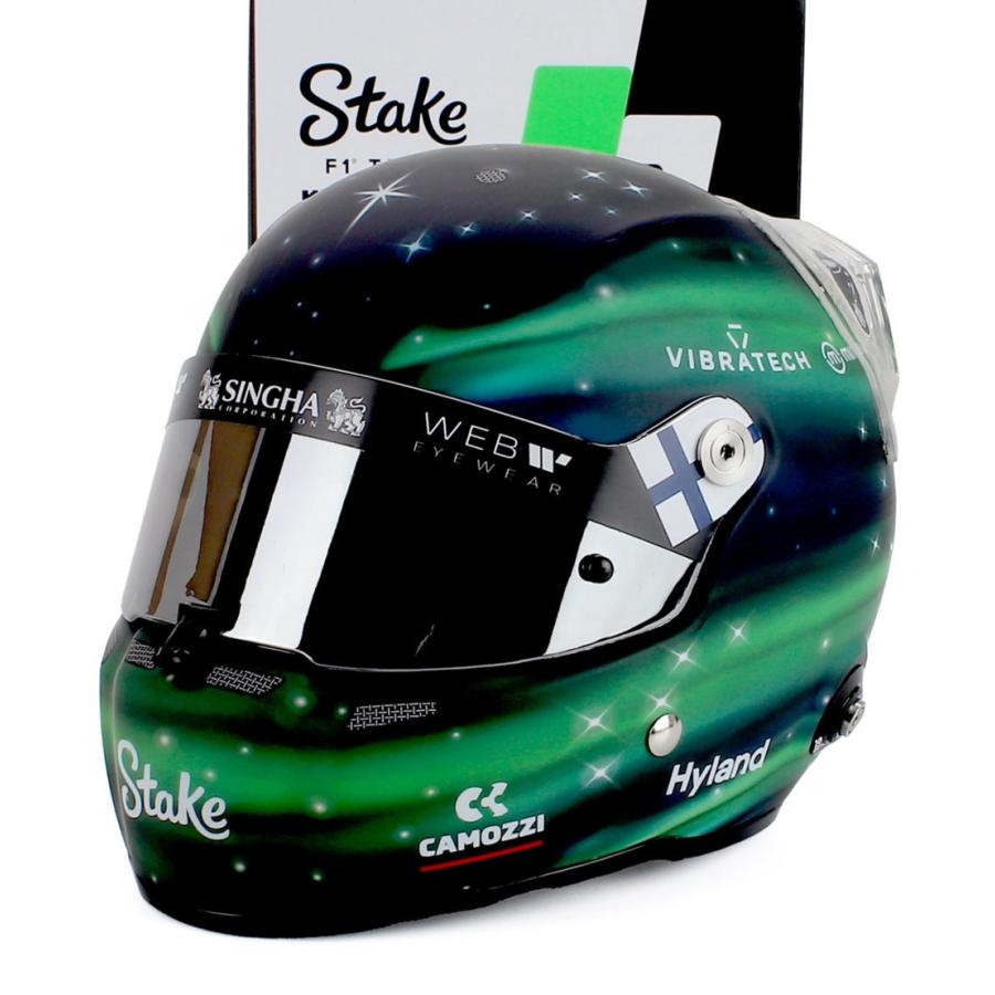 【予約】26年発売 STILO ヘルメット F1 ボッタス KICK SAUBER #77 2024 MINI HELMET 1/2 ...