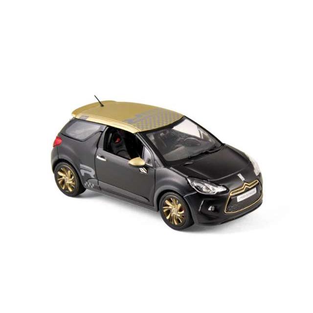 2013 Citroen DS3 レーシング マットブラック ゴールドデコ/Norev 1/43ミニカー : バスクホビー - 通販 - Yahoo!ショッピング