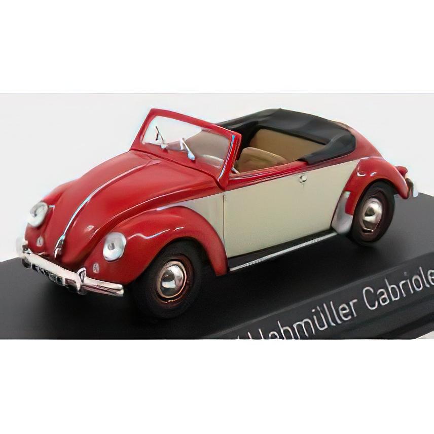 VOLKSWAGEN HEBMULLER CABRIOLET OPEN 1949 RED CREAM/Norev 1/43 : バスクホビー ...