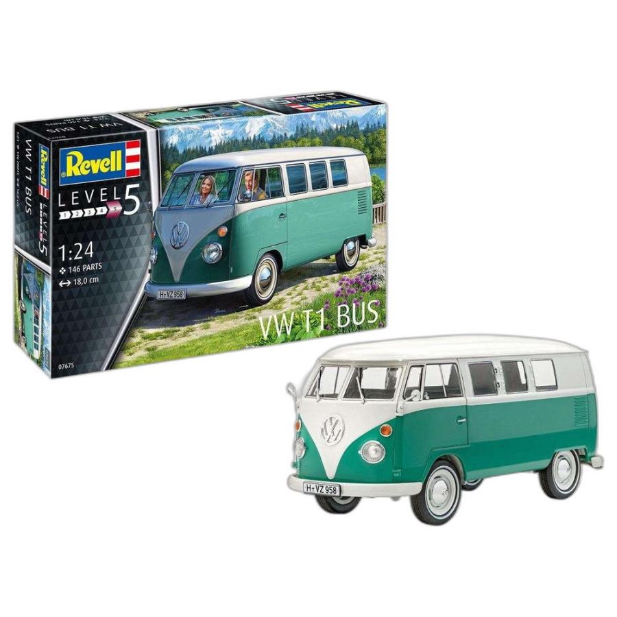 モデルセット Volkswagen T1 Bus 67675/ Revell 1/24 模型 プラモデルキット : バスクホビー - 通販 - Yahoo!ショッピング