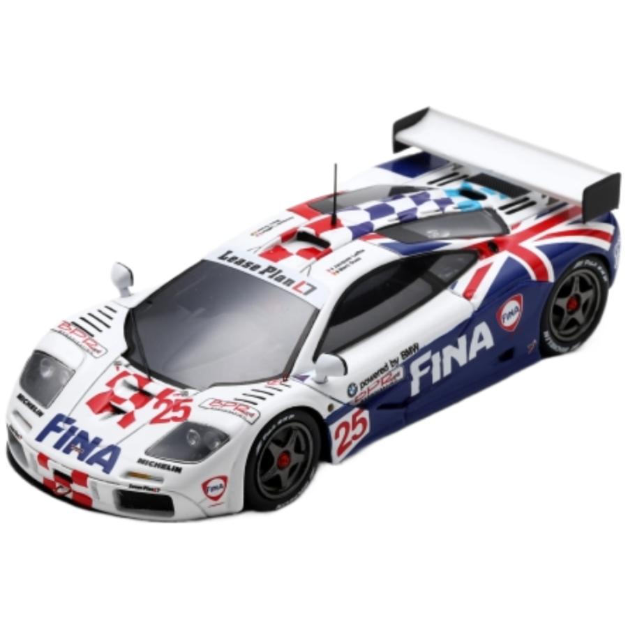 McLAREN F1 GTR N 25 1996 ホワイト ブルー 1/43 ミニカー : バスクホビー - 通販 - Yahoo!ショッピング