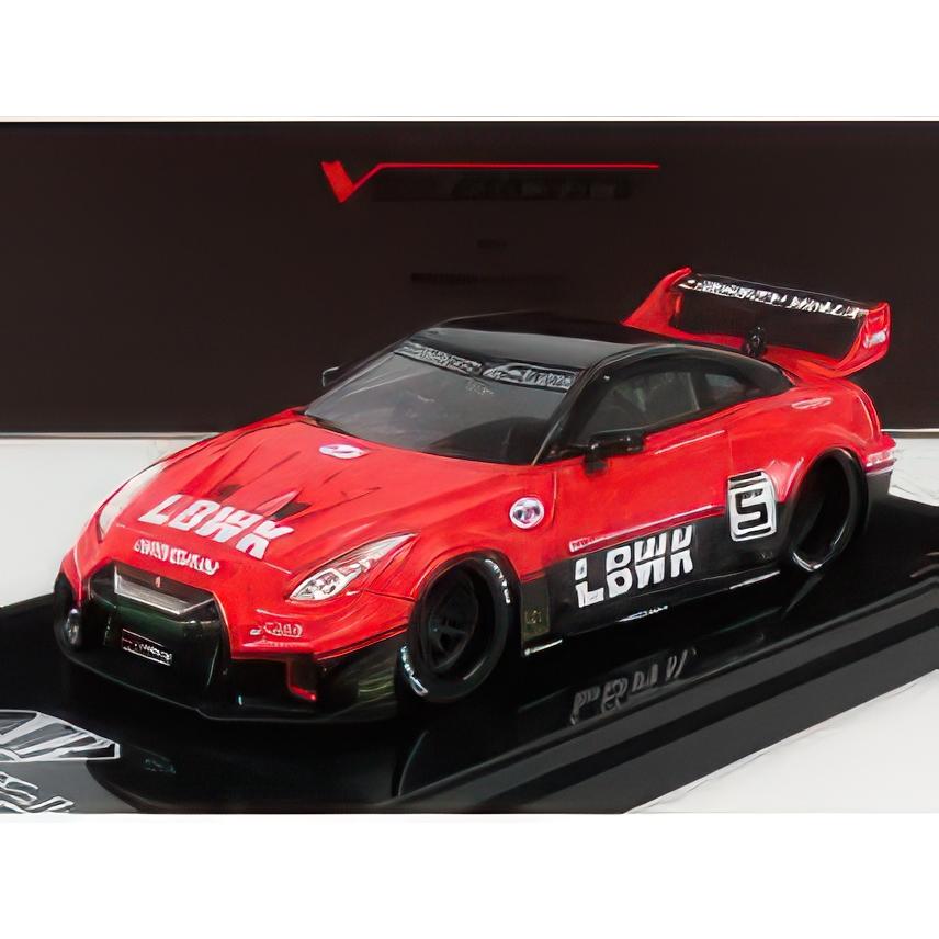 NISSAN GTR R35 N5 LBWK LIBERTY WALK 2016 RED BLACK/TRUESCALE 1/43ミニカー ...