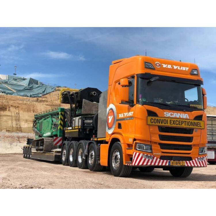 【予約】8-10月以降発売予定Van der Vlist; SCANIA R HIGHLINE CR20H 10X4 LOW LOADER ...