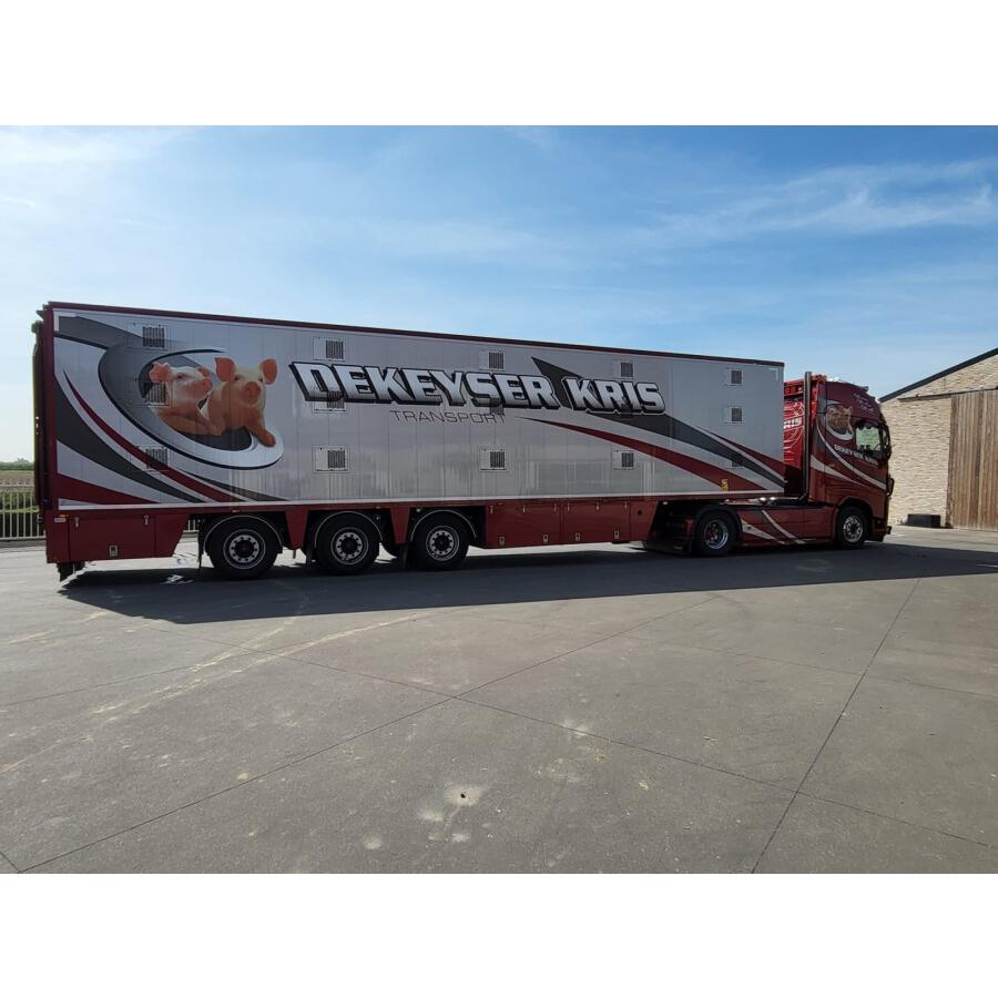 【予約】3-5月以降発売予定DEKEYSER KRIS VOLVO FH4 GLOBETROTTER XL 4X2 LIVE STOCK ...