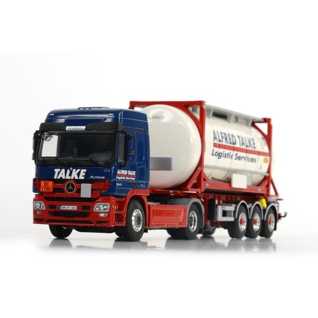 Alfred Talke メルセデスベンツアクトロス 4x2 Swap Body Tank Container /WSI 1/50 ...
