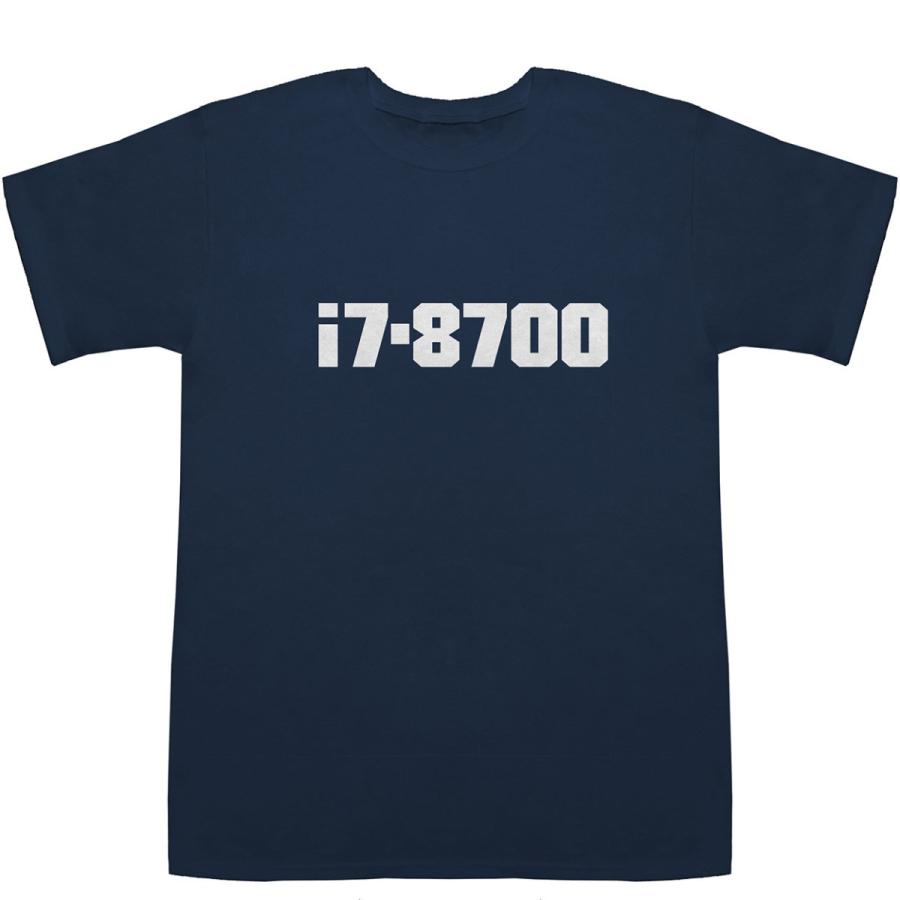 i7-8700 T-shirts【コンピューター】【intel インテル CPU】【Tシャツ】【ティーシャツ】 :A-0105:BASS ...