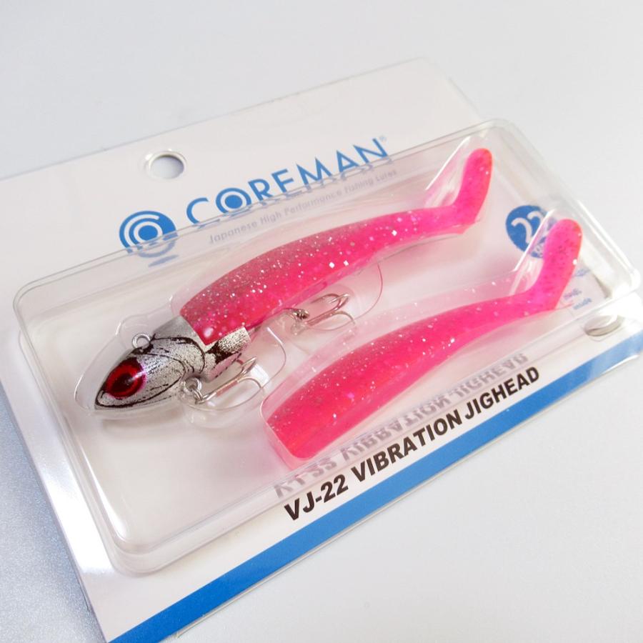 コアマン VJ-22 バイブレーションジグヘッド #008 SH/ピンクバック : バスショップ ナイル ヤフー店 - 通販 - Yahoo!ショッピング