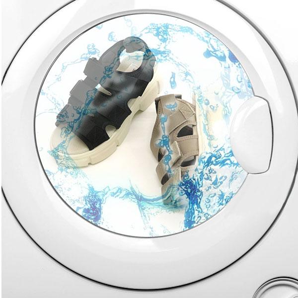 洗える靴 サンダル 厚底 レディース 3E ゆったり 幅広 甲高 外反母趾 スポーツサンダル 痛くない 疲れない クロールバリエ No.435201 セール ※交換返品不可 : クロールバリエ ...