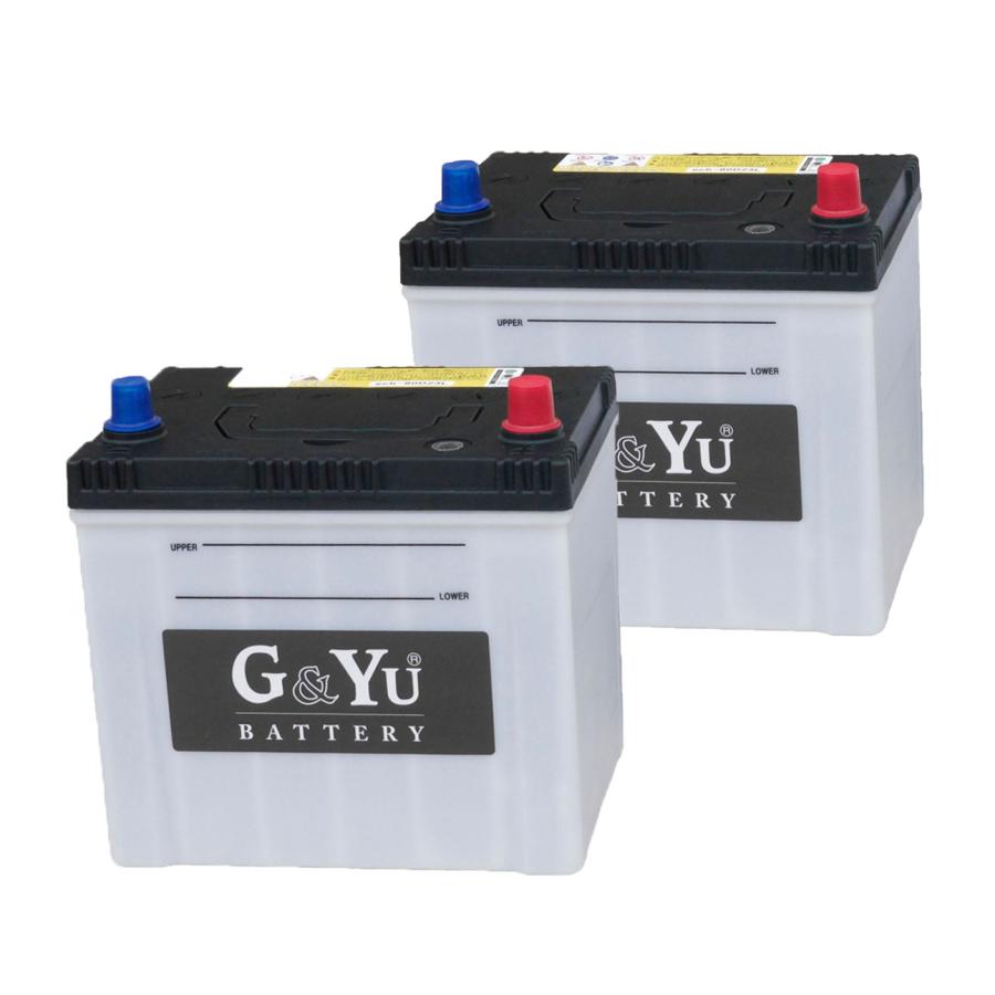 G＆Yuバッテリー G&Yu [ジーアンドユー] バッテリー 80D23L （お得な2個セット） ecobaシリーズ : 九州トータルプランニング - 通販 - Yahoo!ショッピング