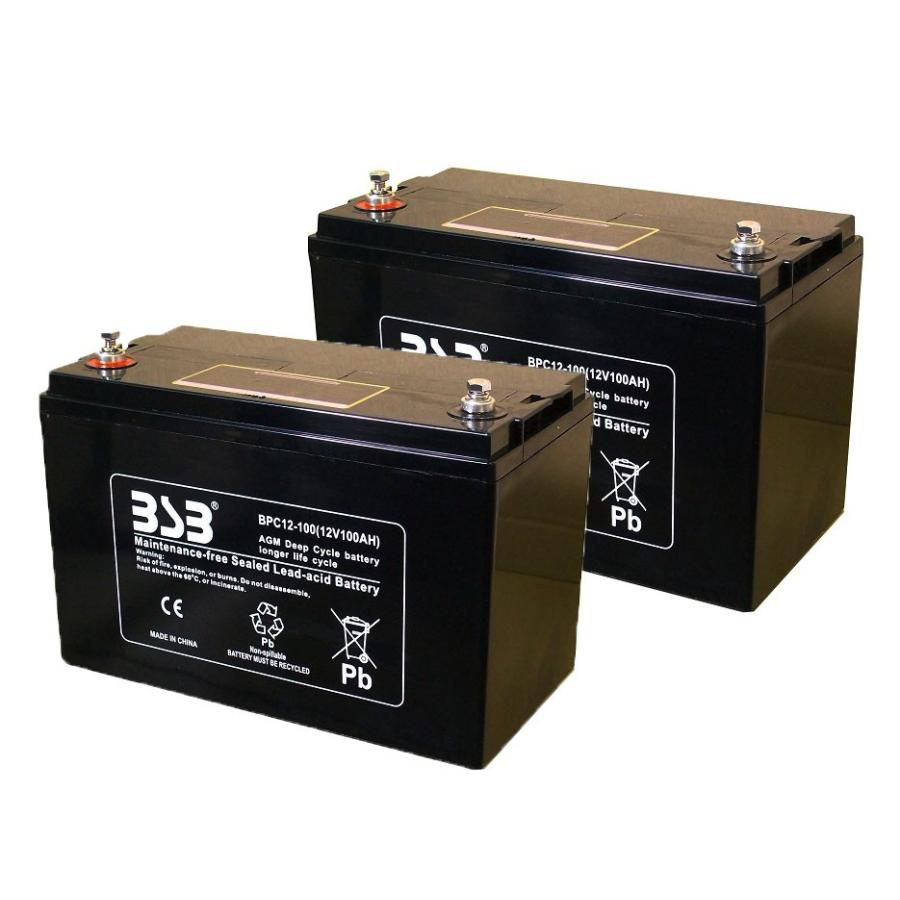 G＆Yuバッテリー G&Yu [ジーアンドユー] バッテリー BPC12-100（お得な2個セット） 完全密閉型ディープサイクル用 : 九州トータルプランニング - 通販 - Yahoo!ショッピング