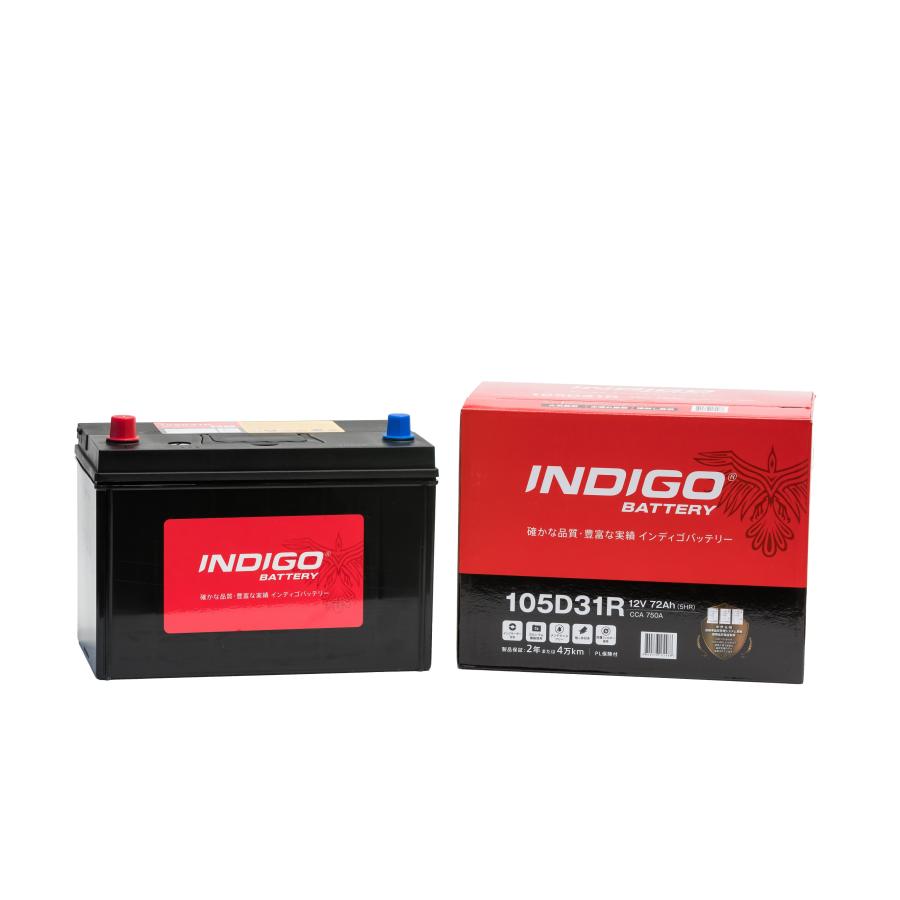 INDIGO インディゴ（INDIGO）バッテリー 105D31R : 九州トータルプランニング - 通販 - Yahoo!ショッピング