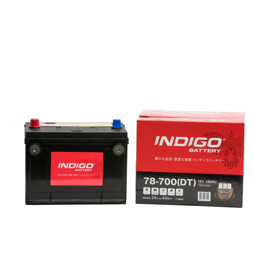 INDIGO（自動車用品） インディゴ（INDIGO）バッテリー 78-700 米国車用 デュアル端子(トップ・サイド) : 九州トータル ...