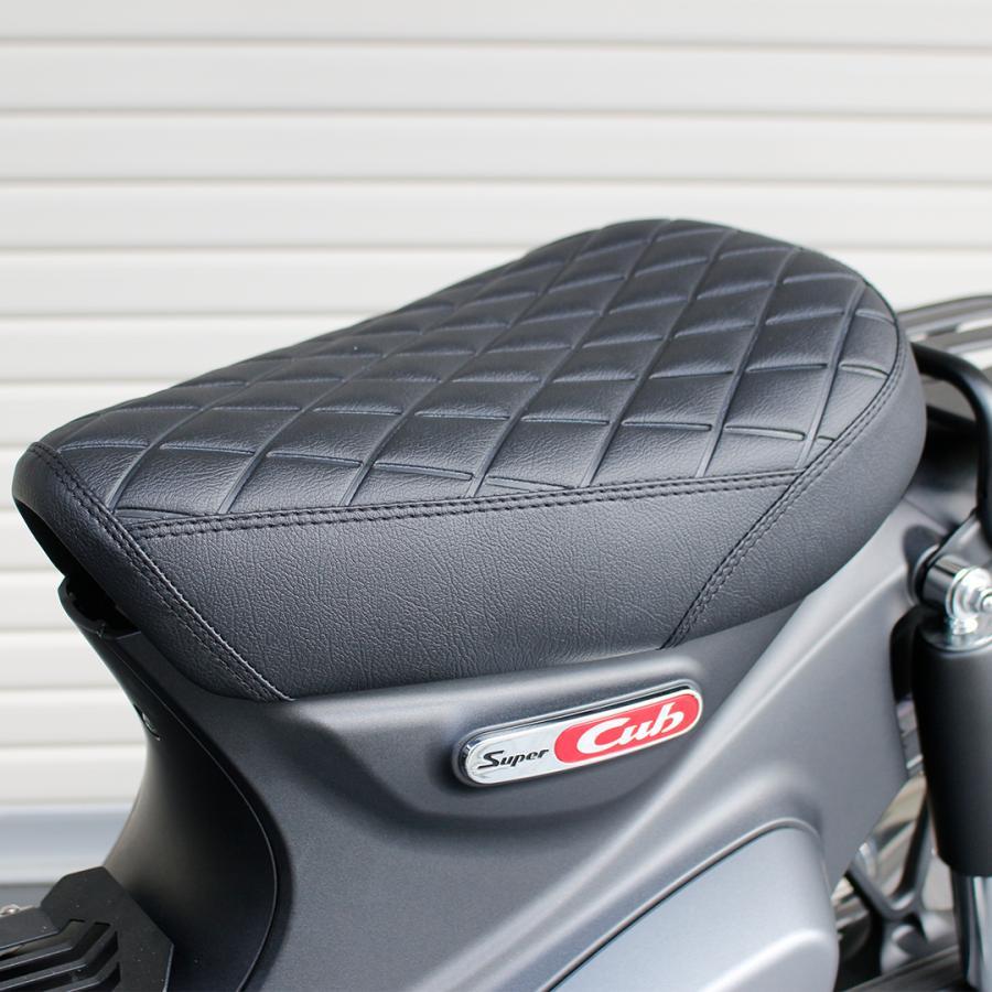 ホンダ TWR製 HONDA スーパーカブ C125 JA48 JA58 JA71 カスタム シート ダイヤモンドデザイン（ブラック） : バッテリー王 - 通販 - Yahoo!ショッピング