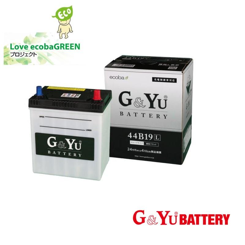 G＆Yuバッテリー ecb- 44B19L G&yu 充電制御車対応カーバッテリー 38B19L 40B19L 42B19Lにも適合します : batterys-cafe - 通販 ...
