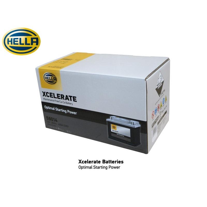 LBN4 80Ah 58014 / LB4 HELLA ヘラー バッテリー ( 適合 27-80 58045 585-200-080 EU ...